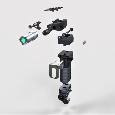 Download 3D printer model Tolian Soran Energy pistol from Star Trek ...