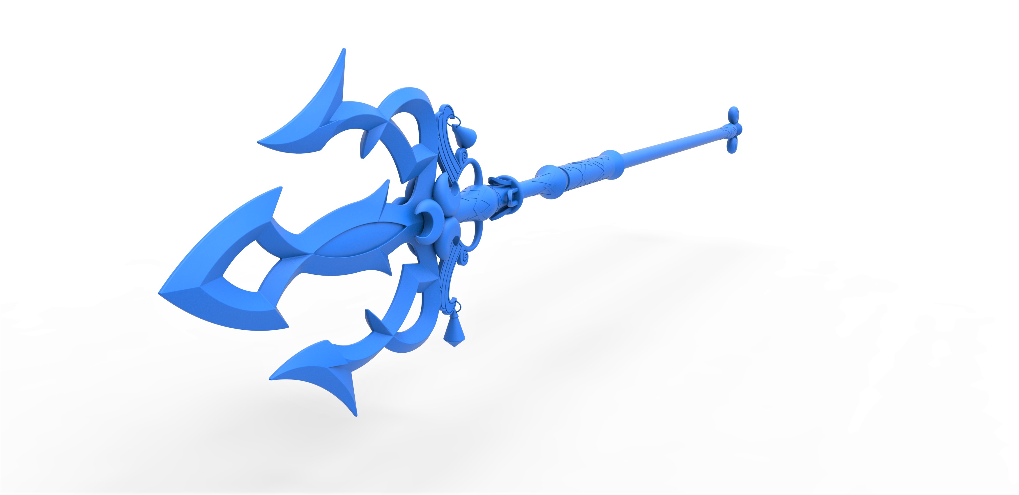3D file Lightscale trident from the game Legend of Zelda 🔱・3D printer ...