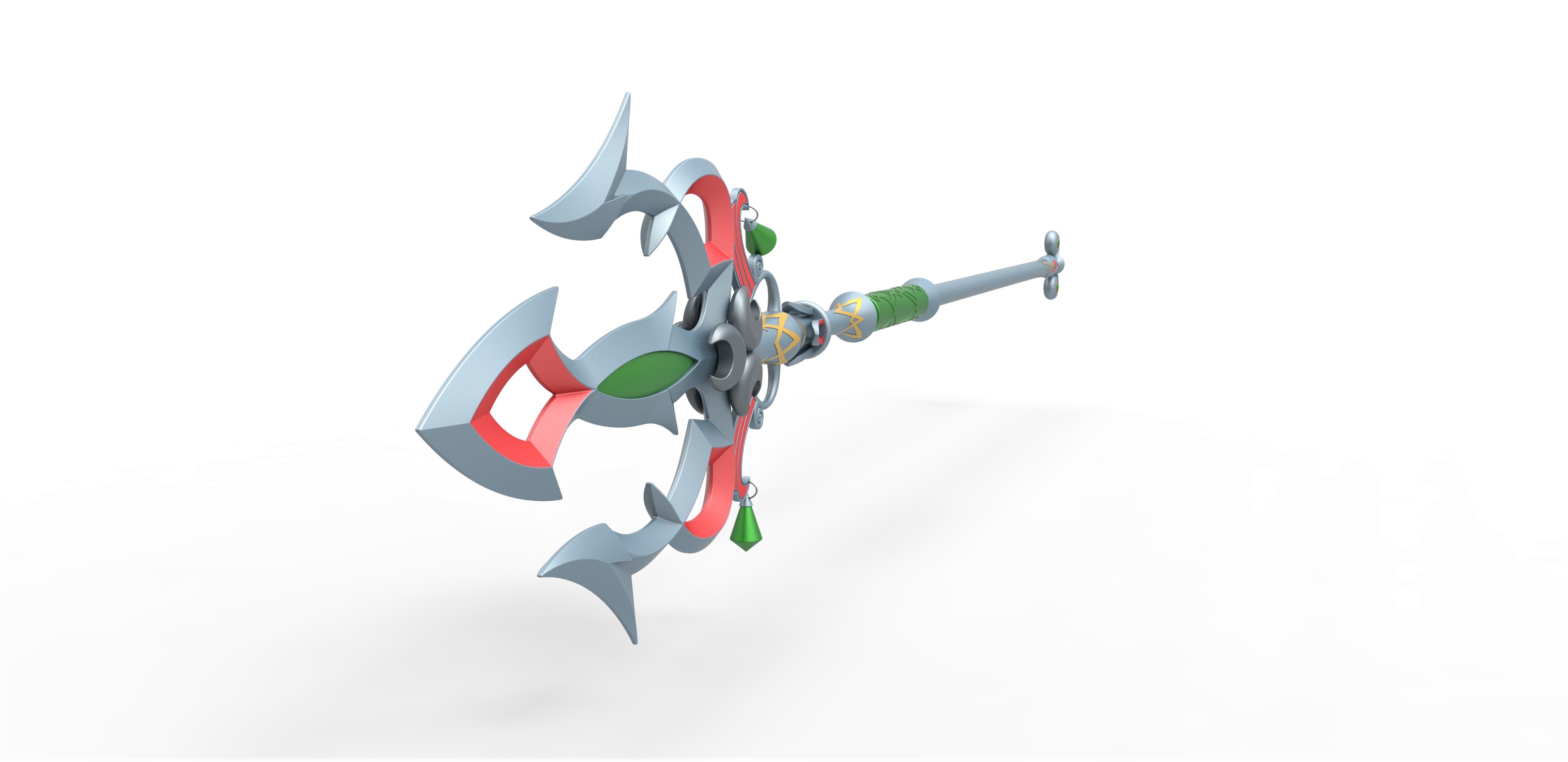 3D file Lightscale trident from the game Legend of Zelda 🔱・3D printer ...