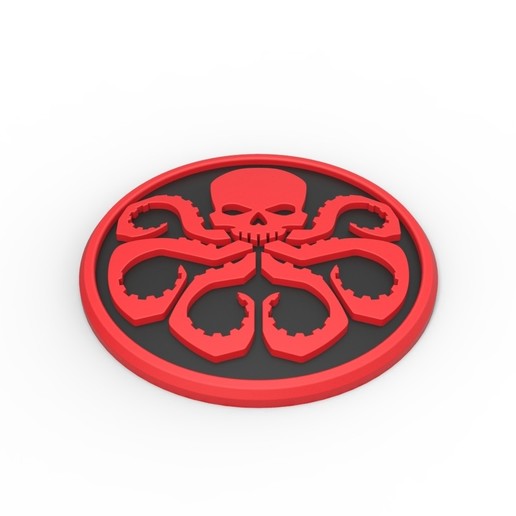 Download 3D printing models 3D printable HYDRA emblem ・ Cults