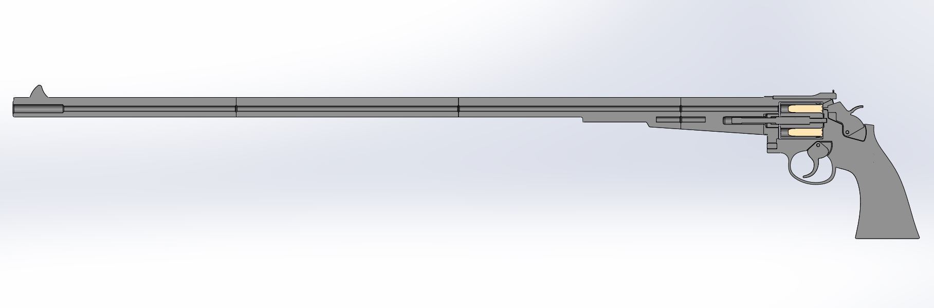 3D file Long barrel revolver of Joker from the movie Batman 1989 🃏・3D ...
