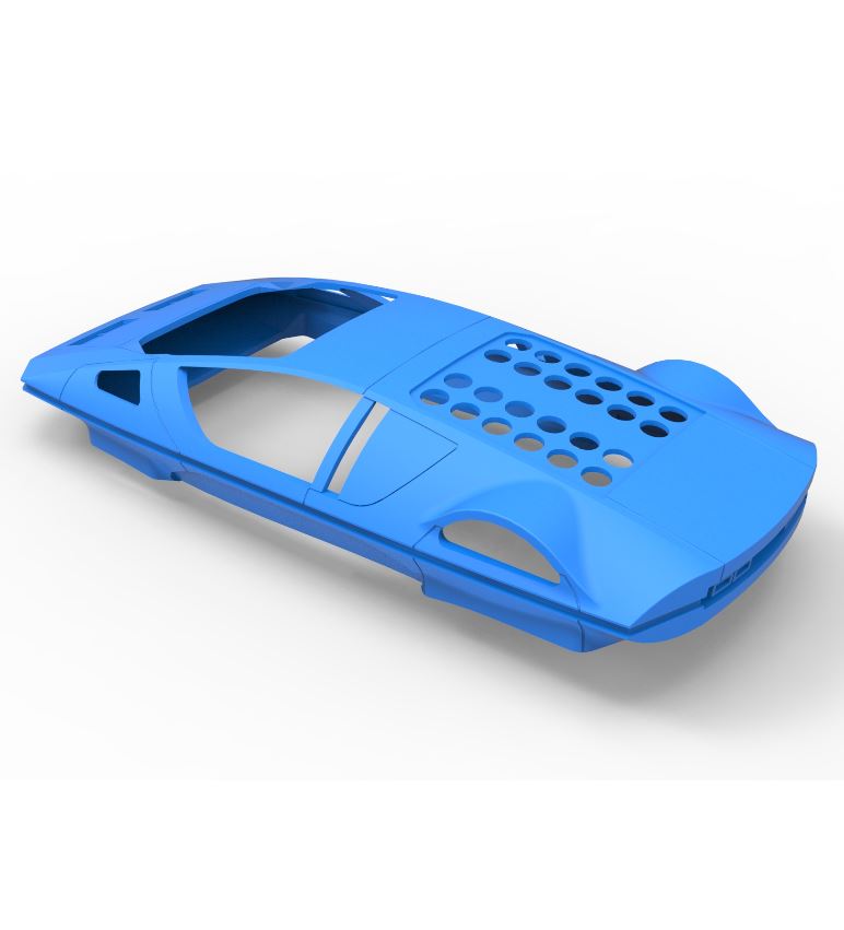 Fichier 3D Modèle réduit Ferrari 512S Modulo Pininfarina 1970 Échelle 1 ...