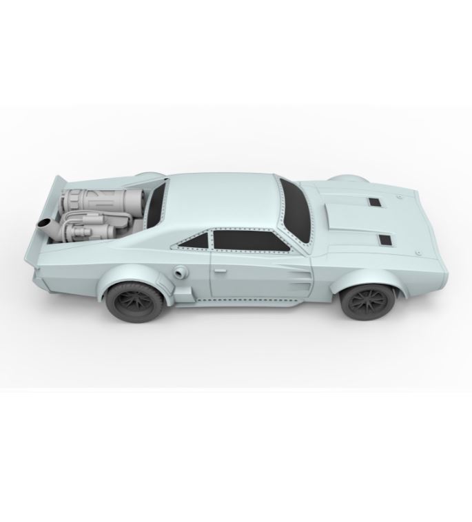 3D file Diecast model Ice Charger from the movie Fast 8 Scale 1:24 🧊 ...