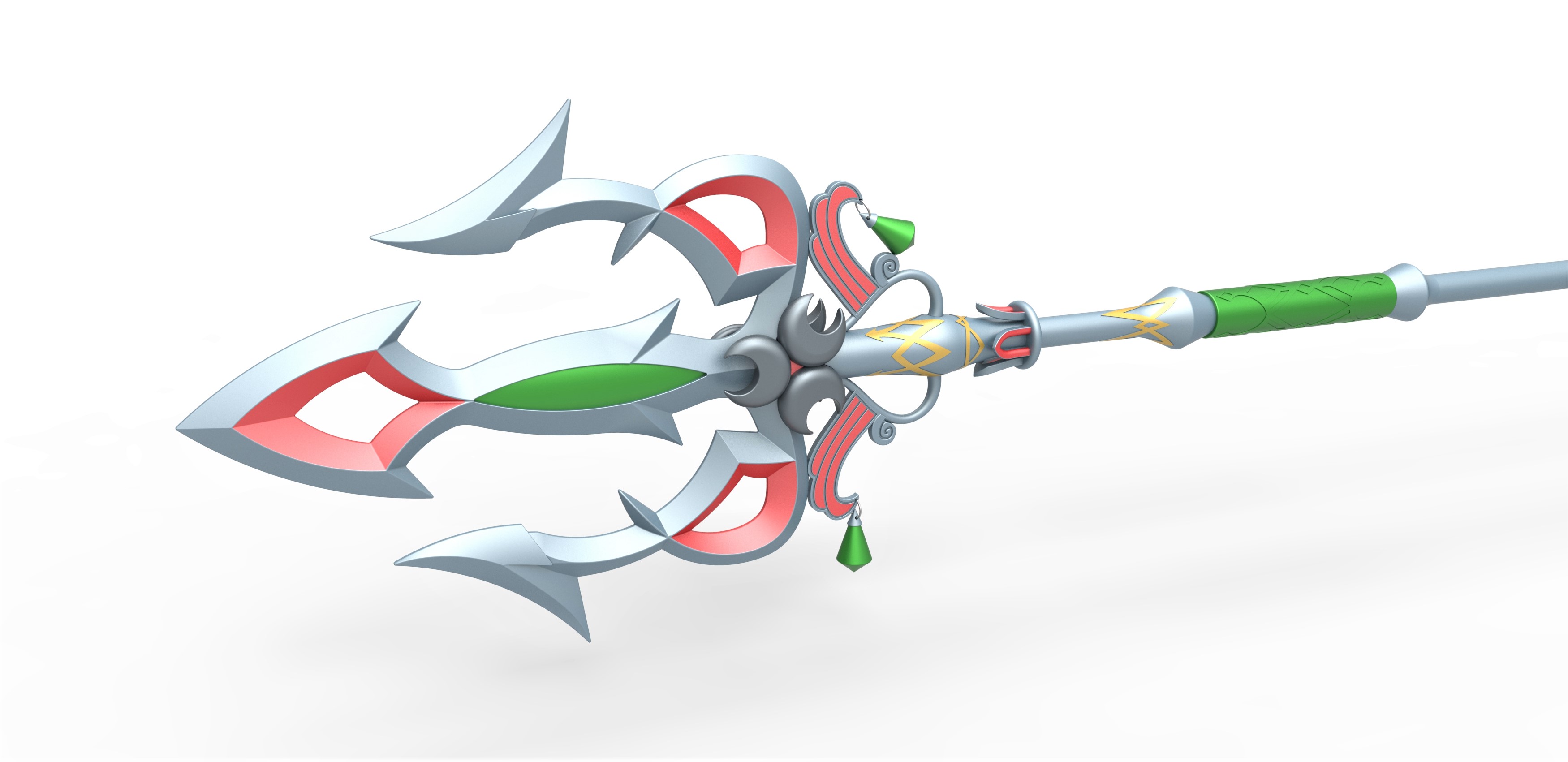 3D file Lightscale trident from the game Legend of Zelda 🔱・3D printer ...
