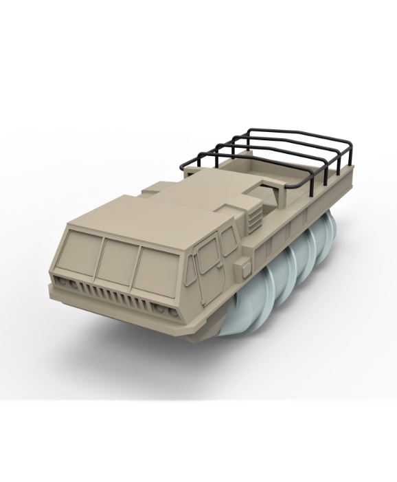 3D file Diecast model Screw terrain vehicle ZIL-4904 Scale 1:43・3D ...
