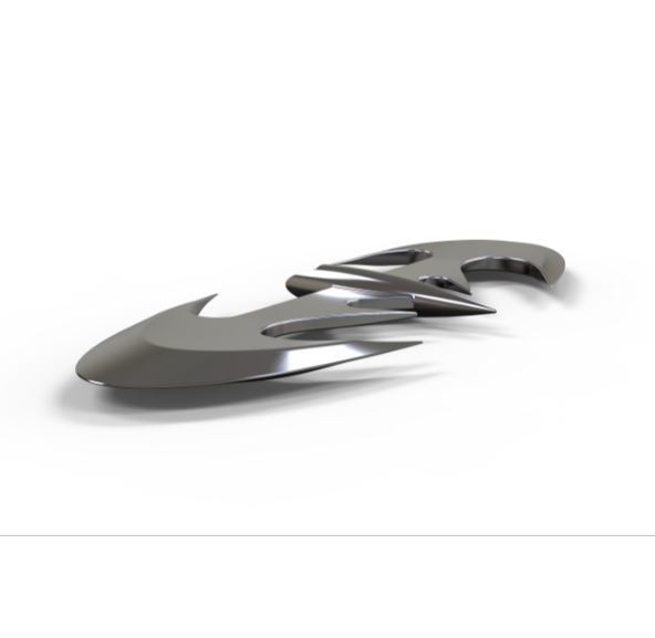 3D file Batarang from movie Batman and Robin 1997・3D printing design to download・Cults
