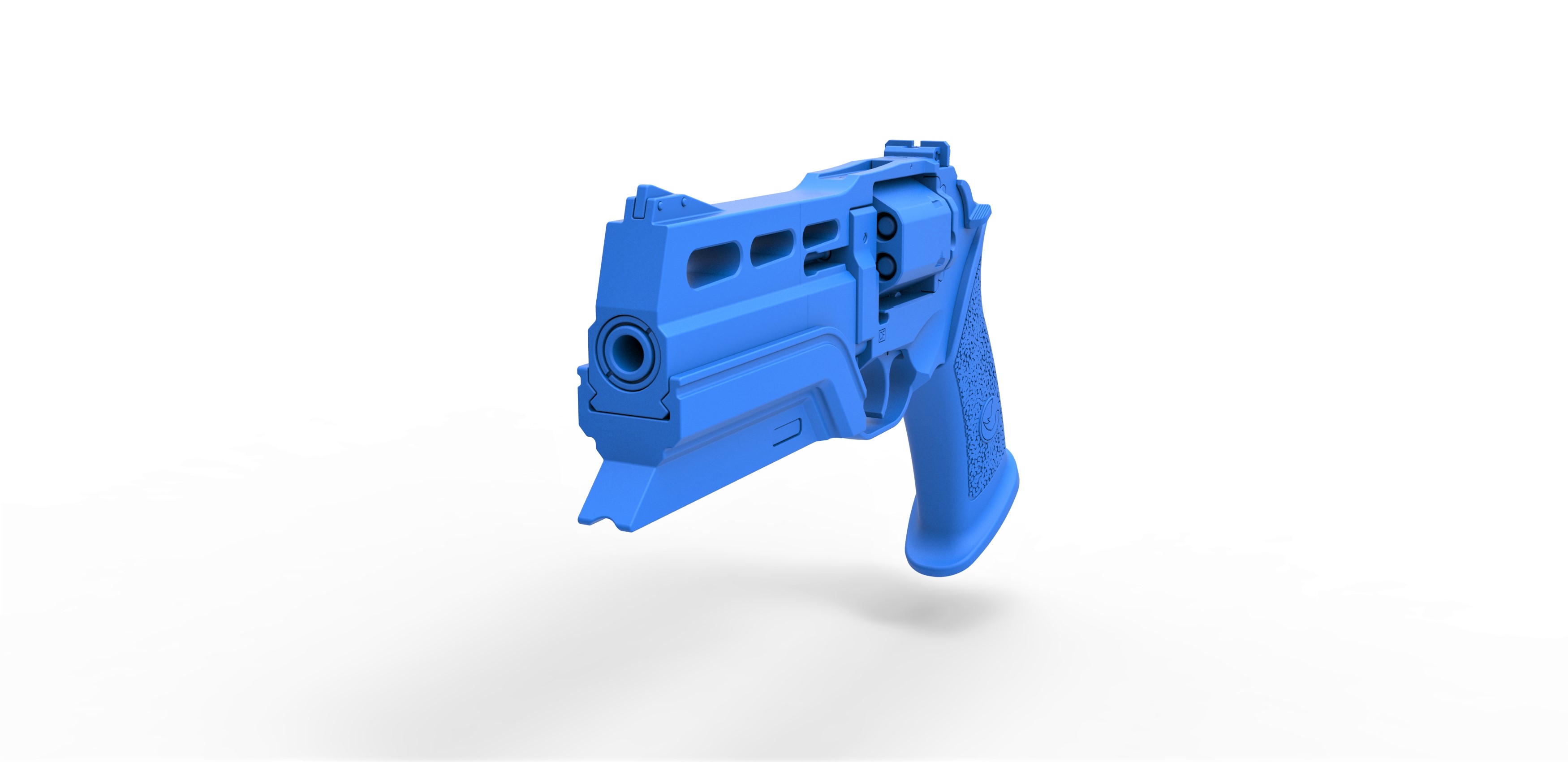 Fichier 3D Revolver du film Total Recall 2012・Plan imprimable en 3D à ...