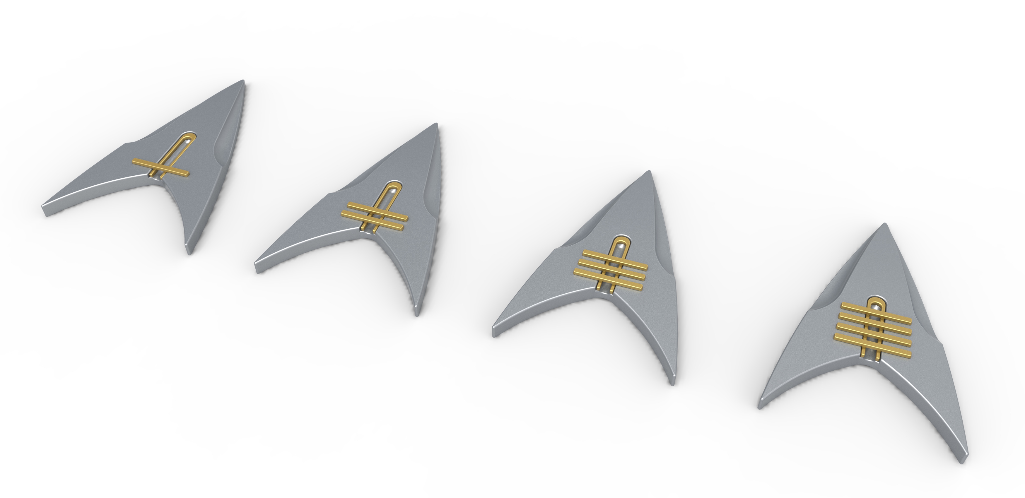 3D file Badge from Star Trek Picard TV series Season 2・3D printing ...
