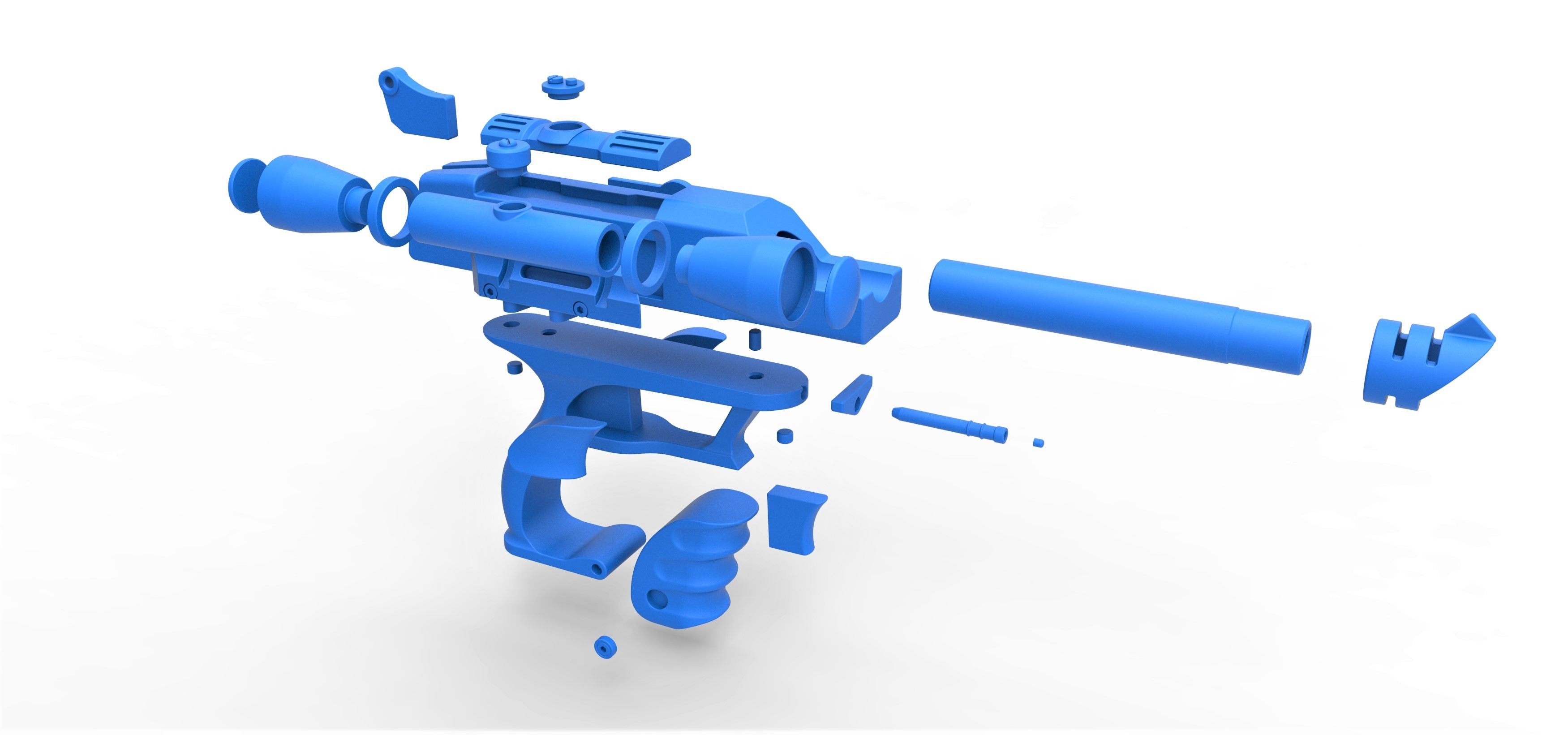 Archivo 3D Capitán Typho Blaster pistola S-5 de Star Wars El Ataque de ...