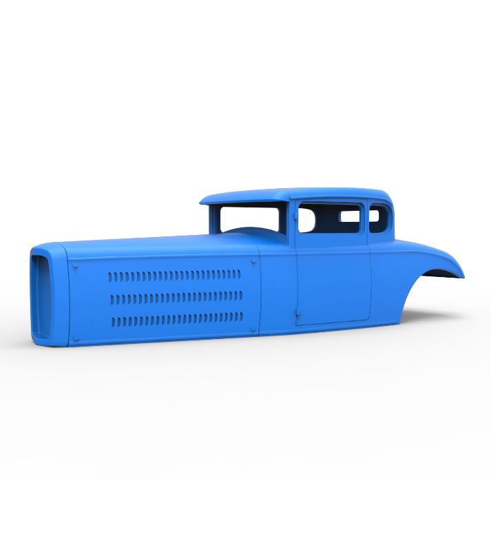 3D file Diecast shell model for Hot rod Scale 1:24・3D printing design ...