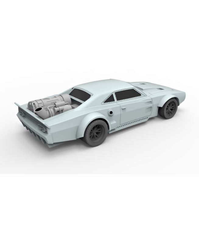 3D file Diecast model Ice Charger from the movie Fast 8 Scale 1:24 🧊 ...