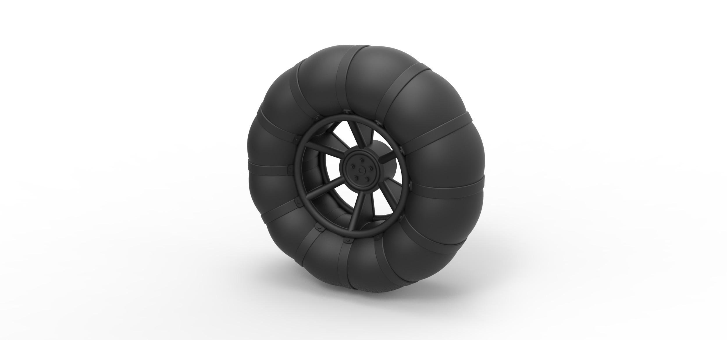 3D file Diecast Low-pressure wheel・3D printing design to download・Cults