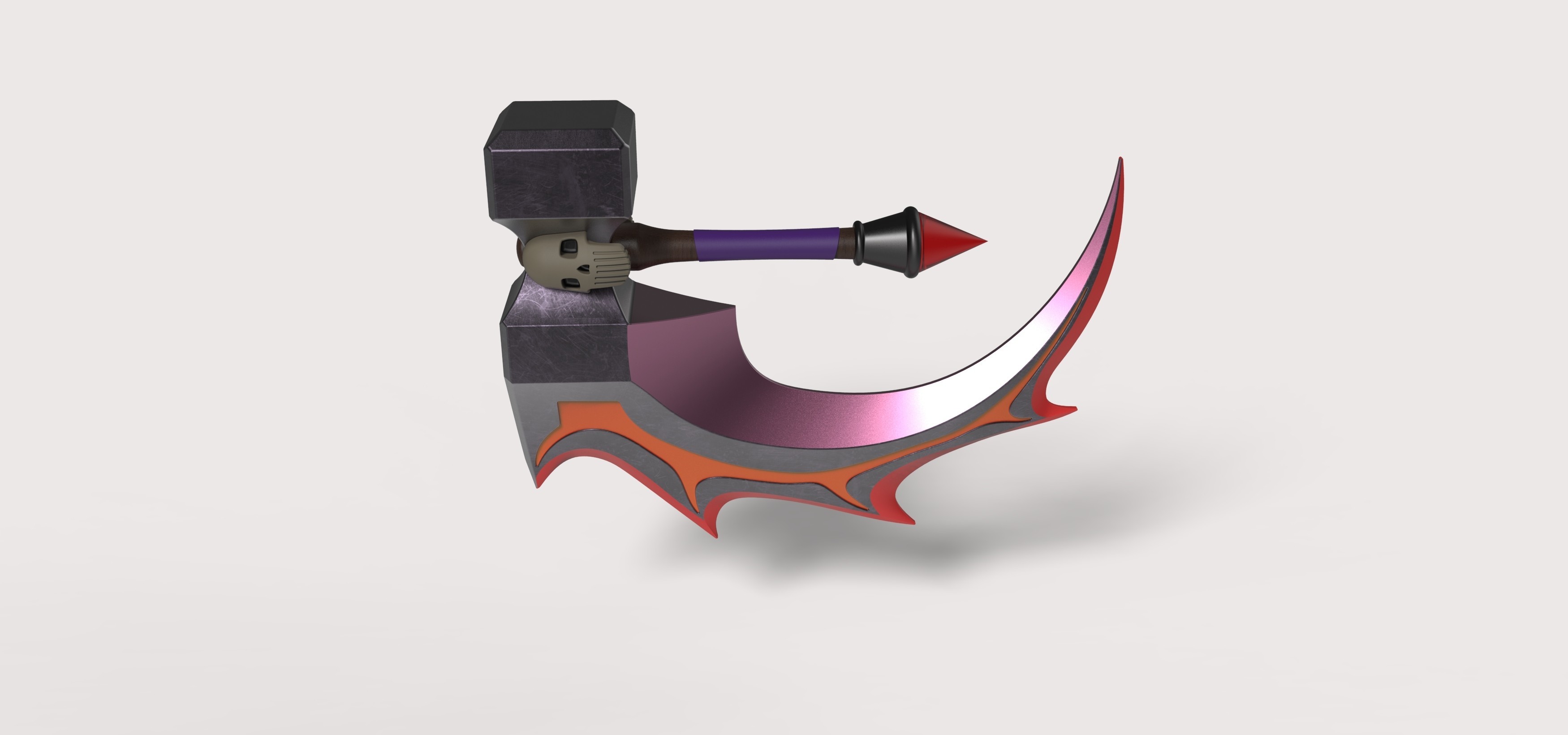 Download STL file Basher Blade from Dota 2 • 3D print object ・ Cults