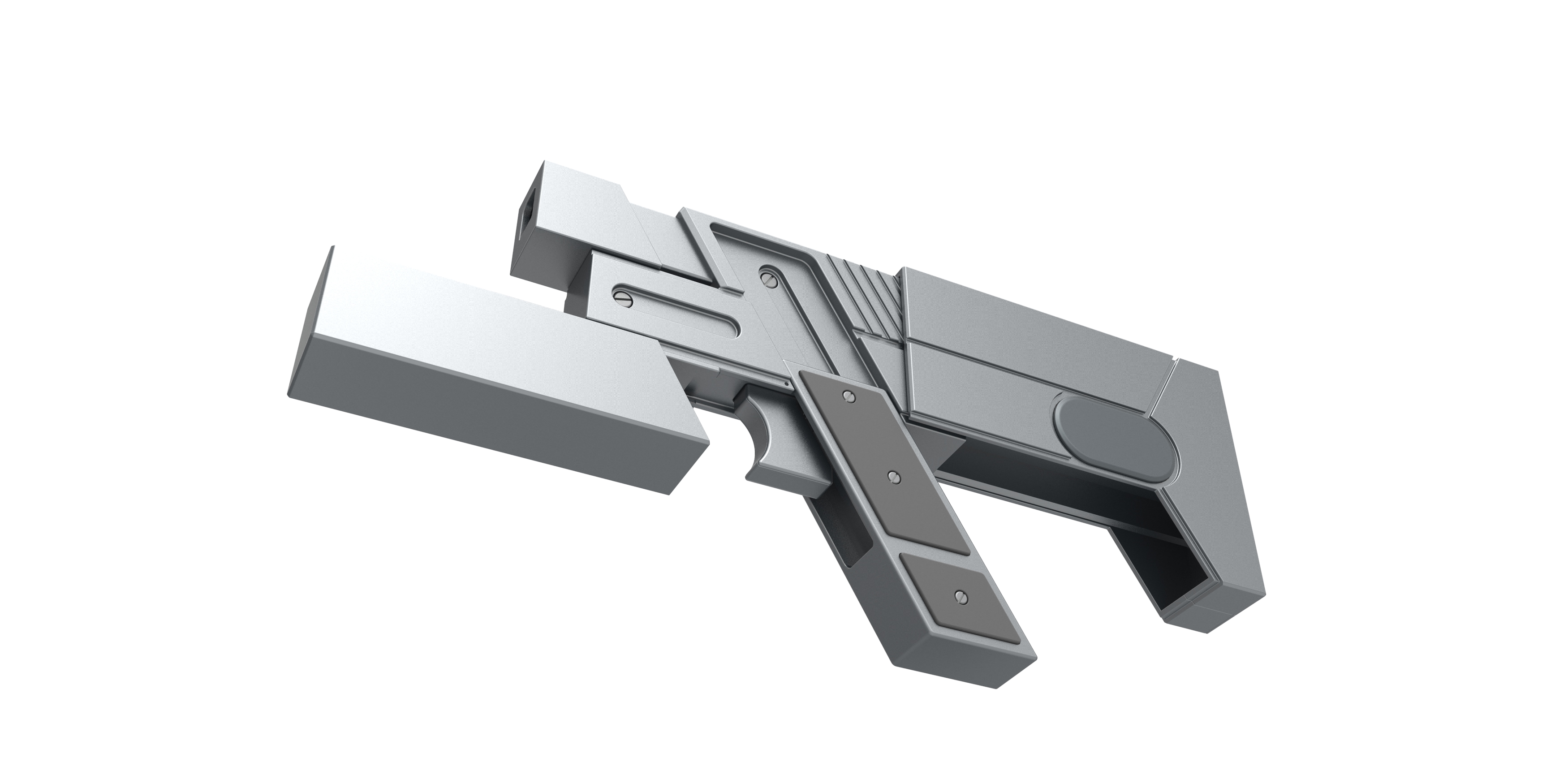 3D file Badge holder gun from the movie Judge Dredd 1995 📛・Template to ...