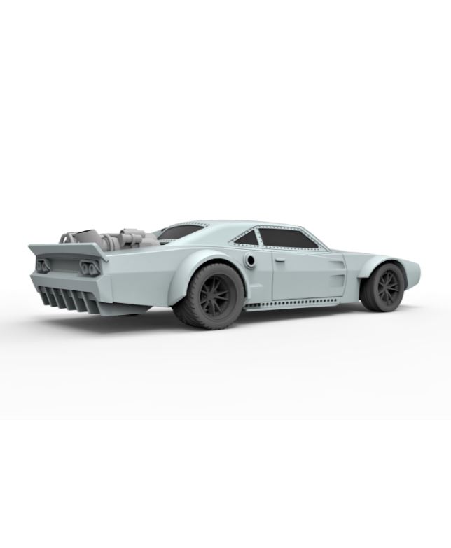 3D file Diecast model Ice Charger from the movie Fast 8 Scale 1:24 🧊 ...