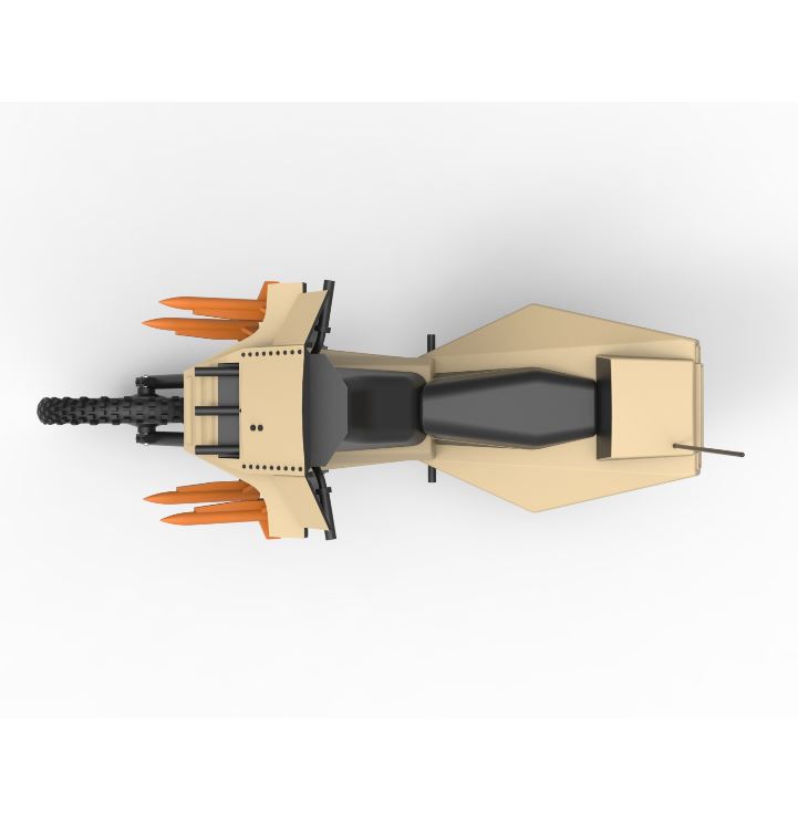 Descargar archivo STL Diecast modelo Bicicleta militar de la película ...