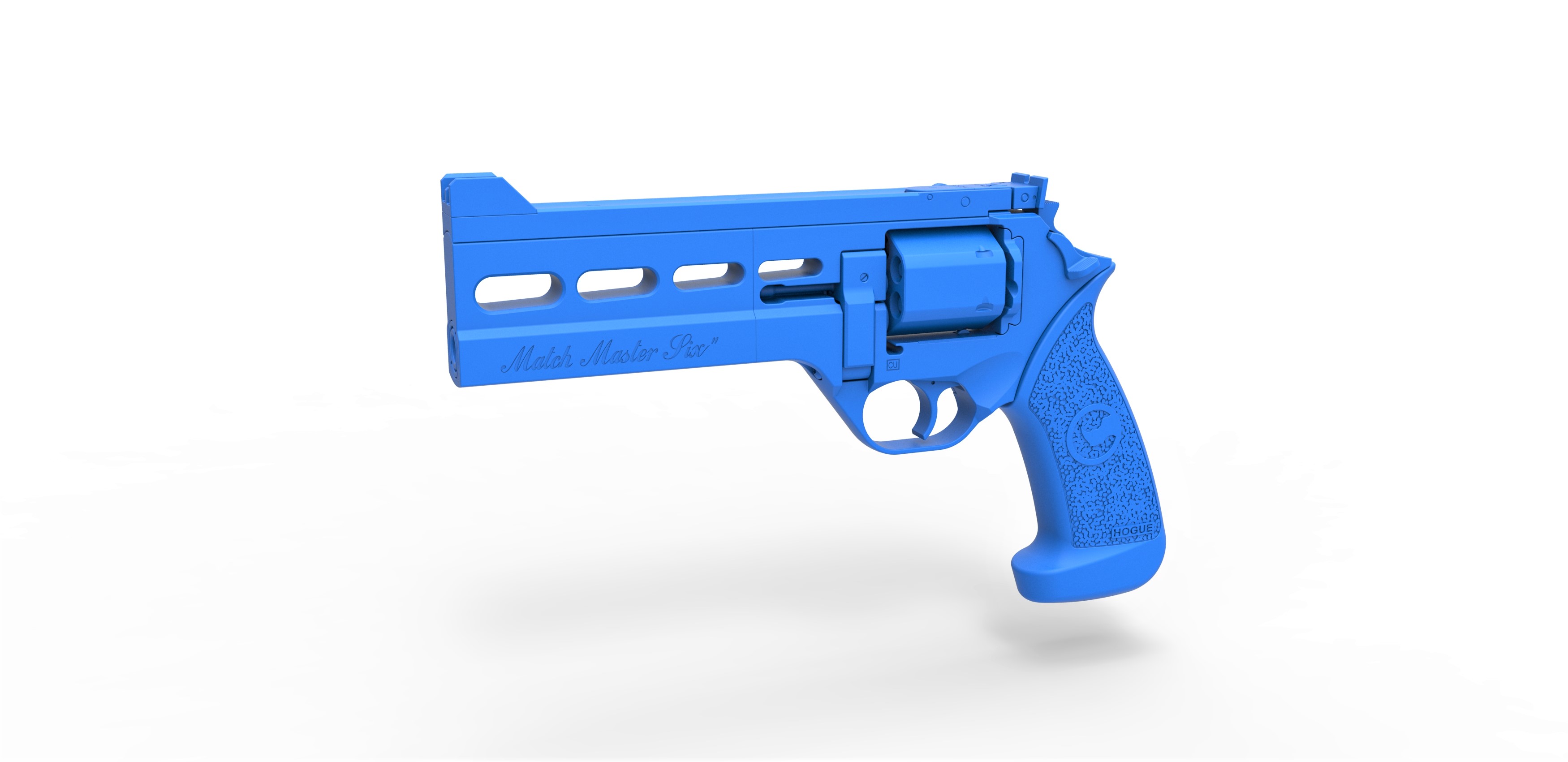 3D file Chiappa Rhino 60DS Match Master Six 🦏・3D print model to ...