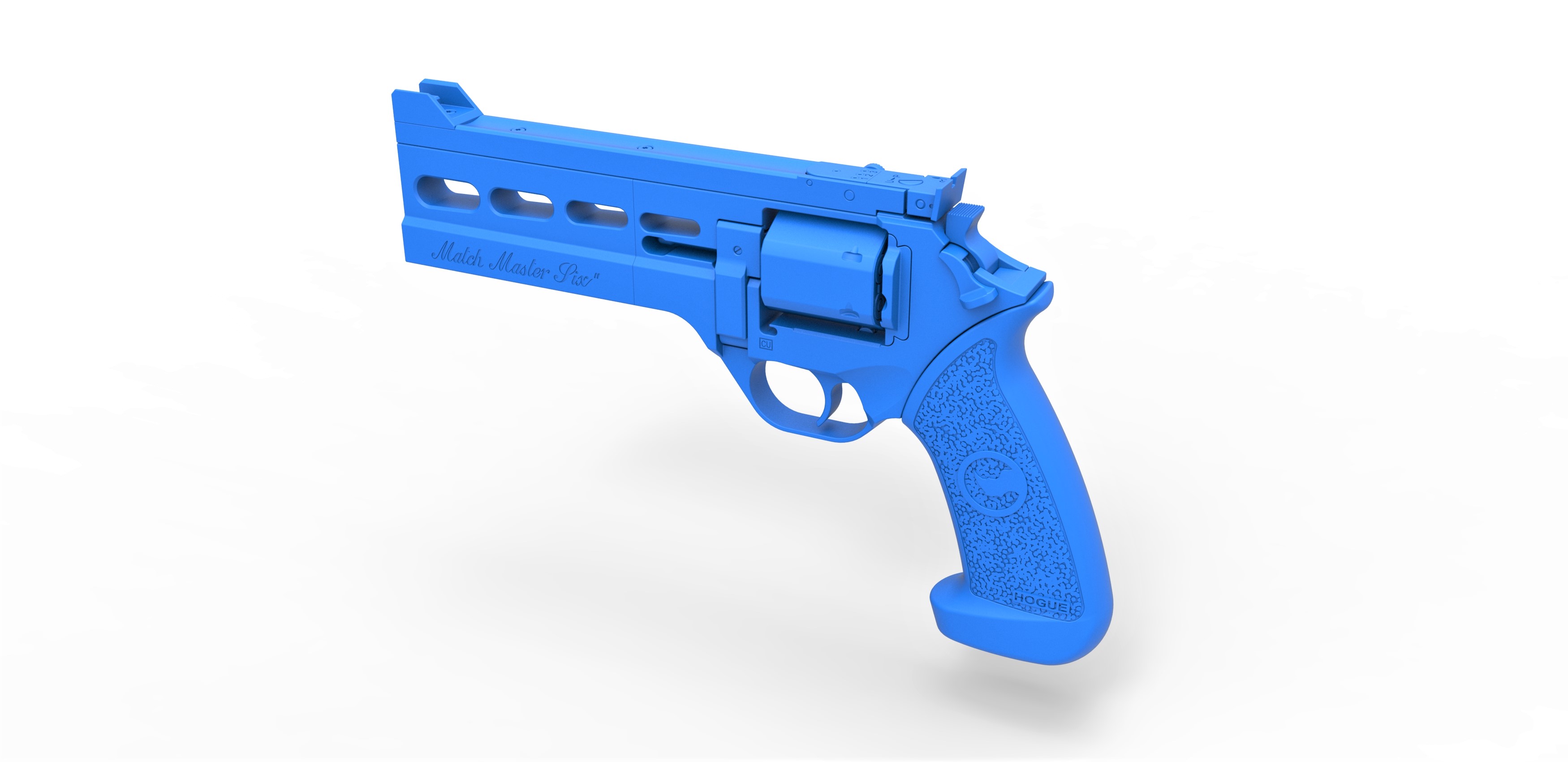 3D file Chiappa Rhino 60DS Match Master Six 🦏・3D print model to ...