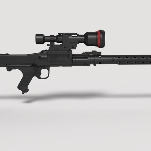 Download 3D printer model Stormtrooper Heavy Blaster Rifle DLT-19X from ...