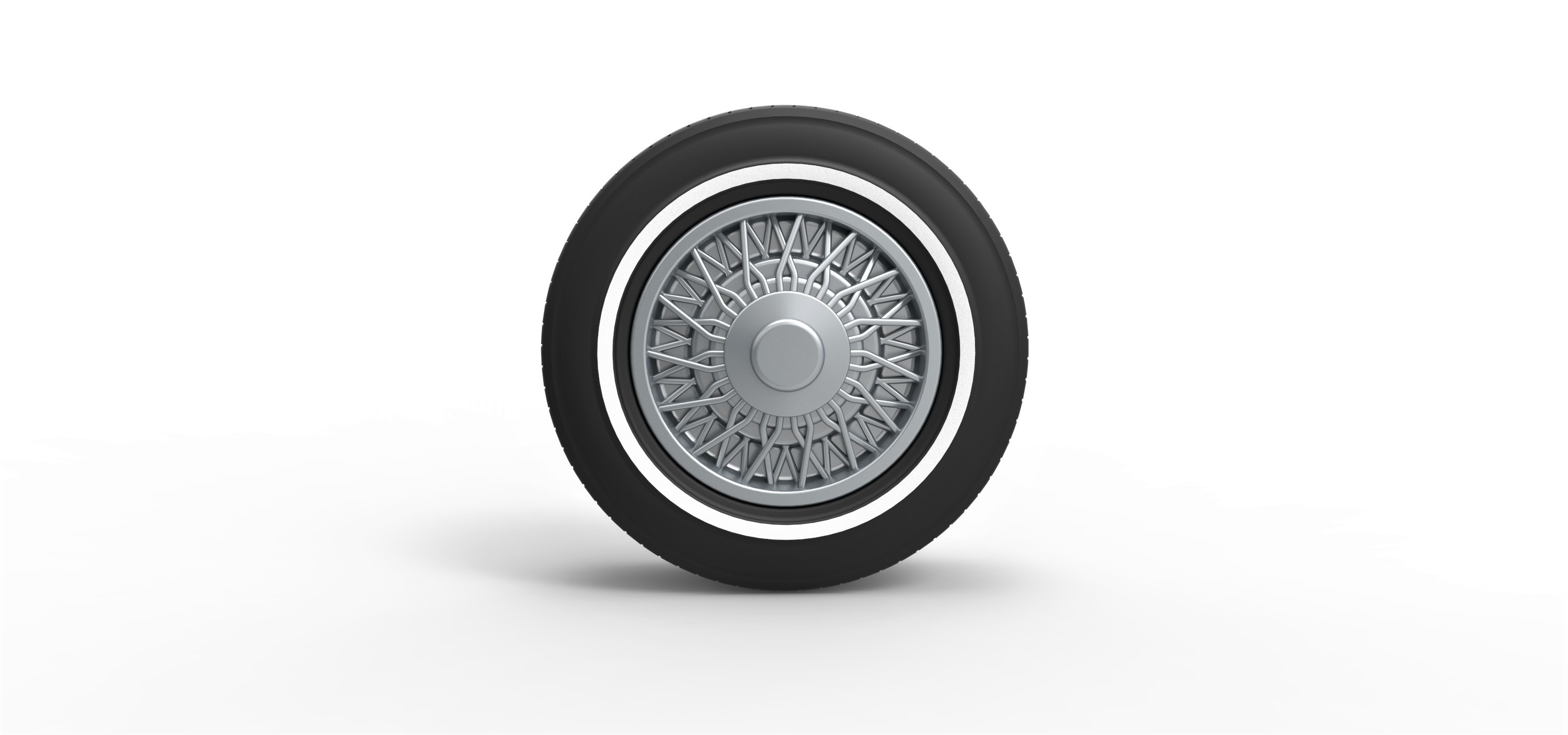 3D file Diecast wire wheel 2 Scale 1 to 10・3D printer design to ...