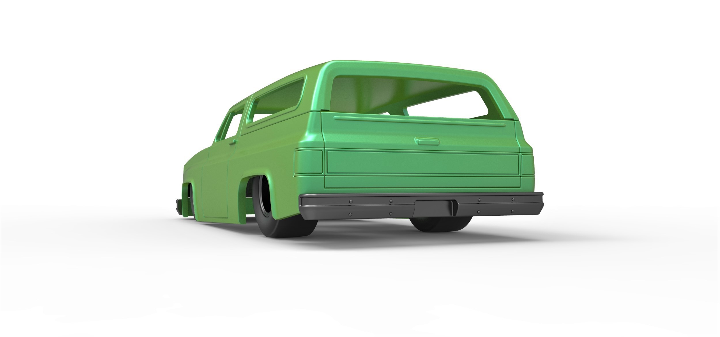 3D file Diecast shell and wheels Chevrolet Blazer K5 Dragster Scale 1 ...