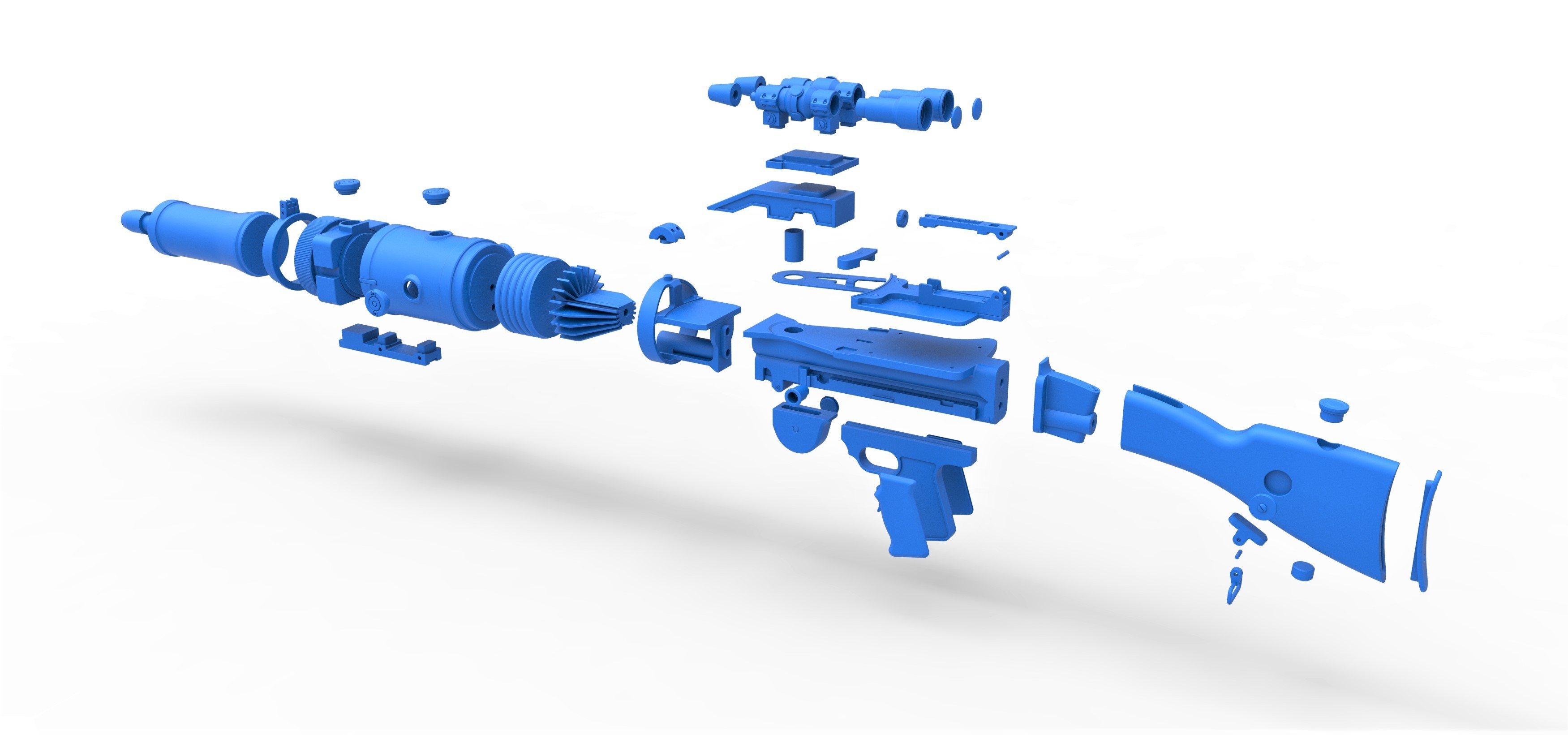 Archivo 3D Stormtrooper Heavy Blaster T-21B de Star Wars 🫡・Design para ...