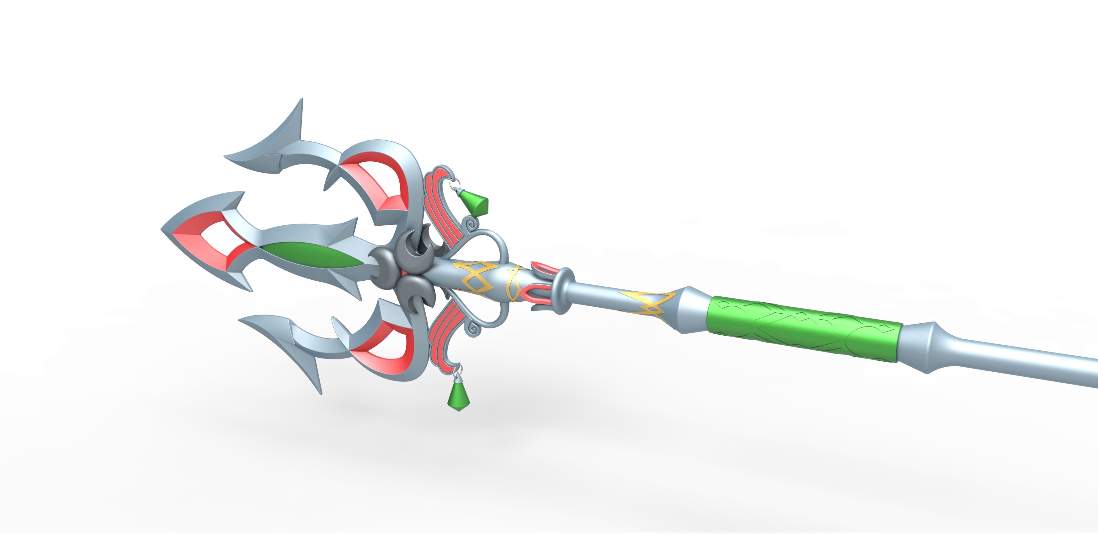 3D file Lightscale trident from the game Legend of Zelda 🔱・3D printer ...