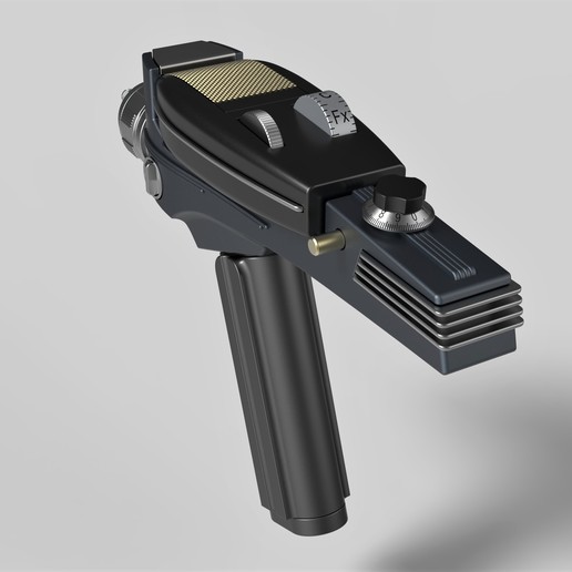 Download 3D printer designs Accurate replica of Phaser from Star Trek ...