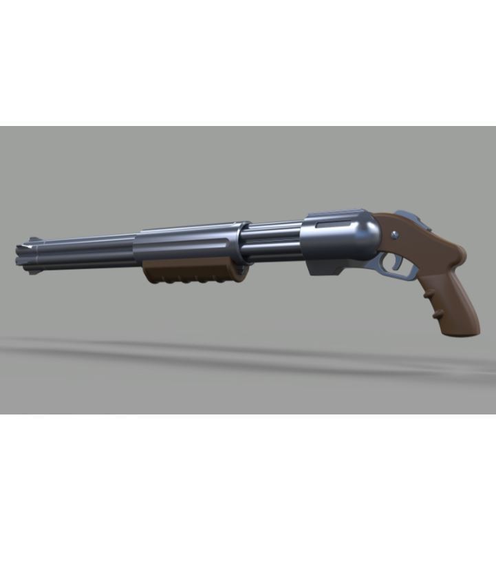 3D file Rifle from movie RIPD 🎬・3D printer design to download・Cults