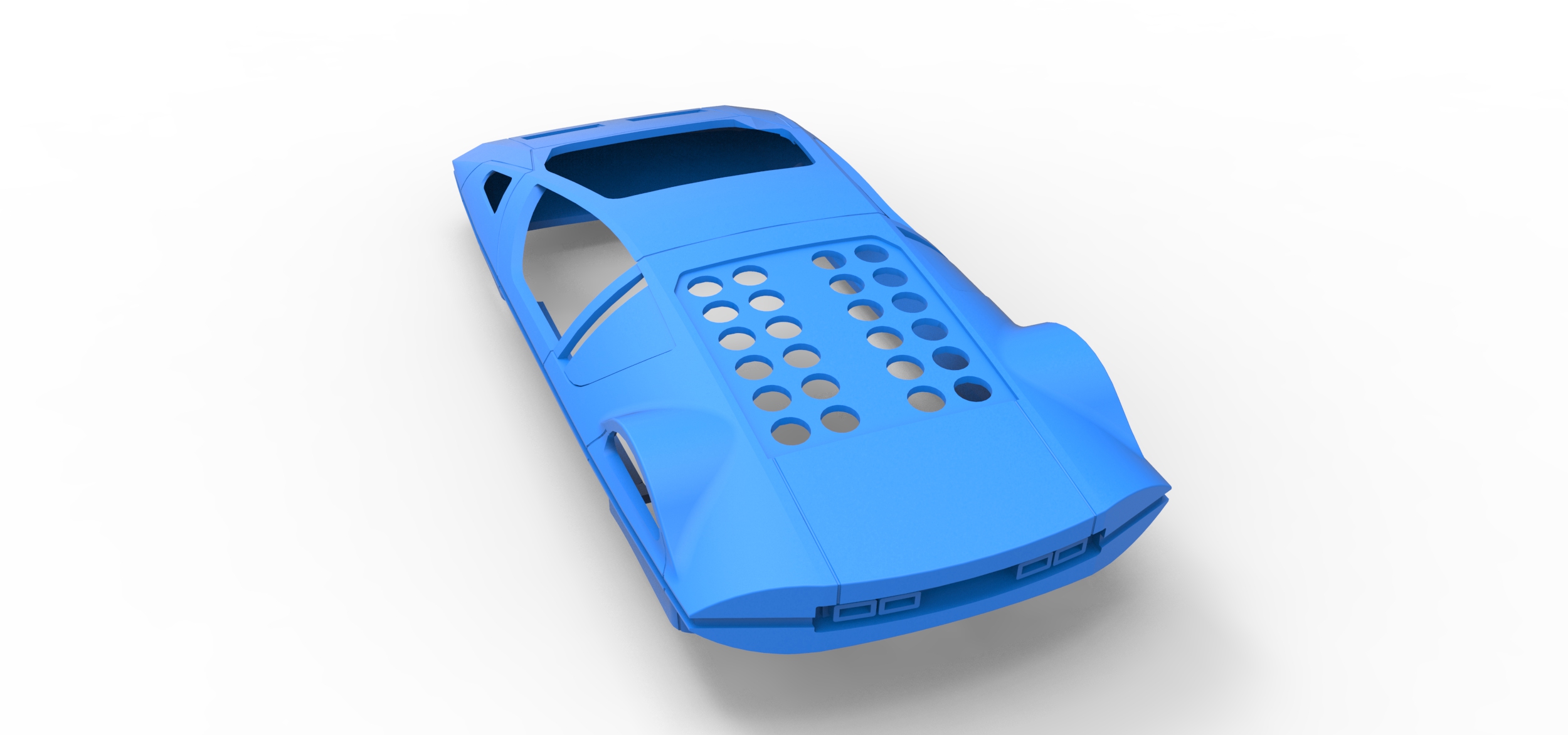 3D-Datei Diecast Schalenmodell Ferrari 512S Modulo Pininfarina 1970 ...