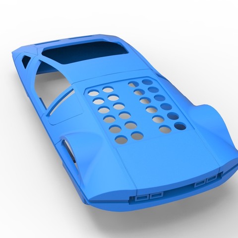 Fichier STL Ferrari 512S Modulo Pininfarina 1970 Échelle 1:24 ・ Cults