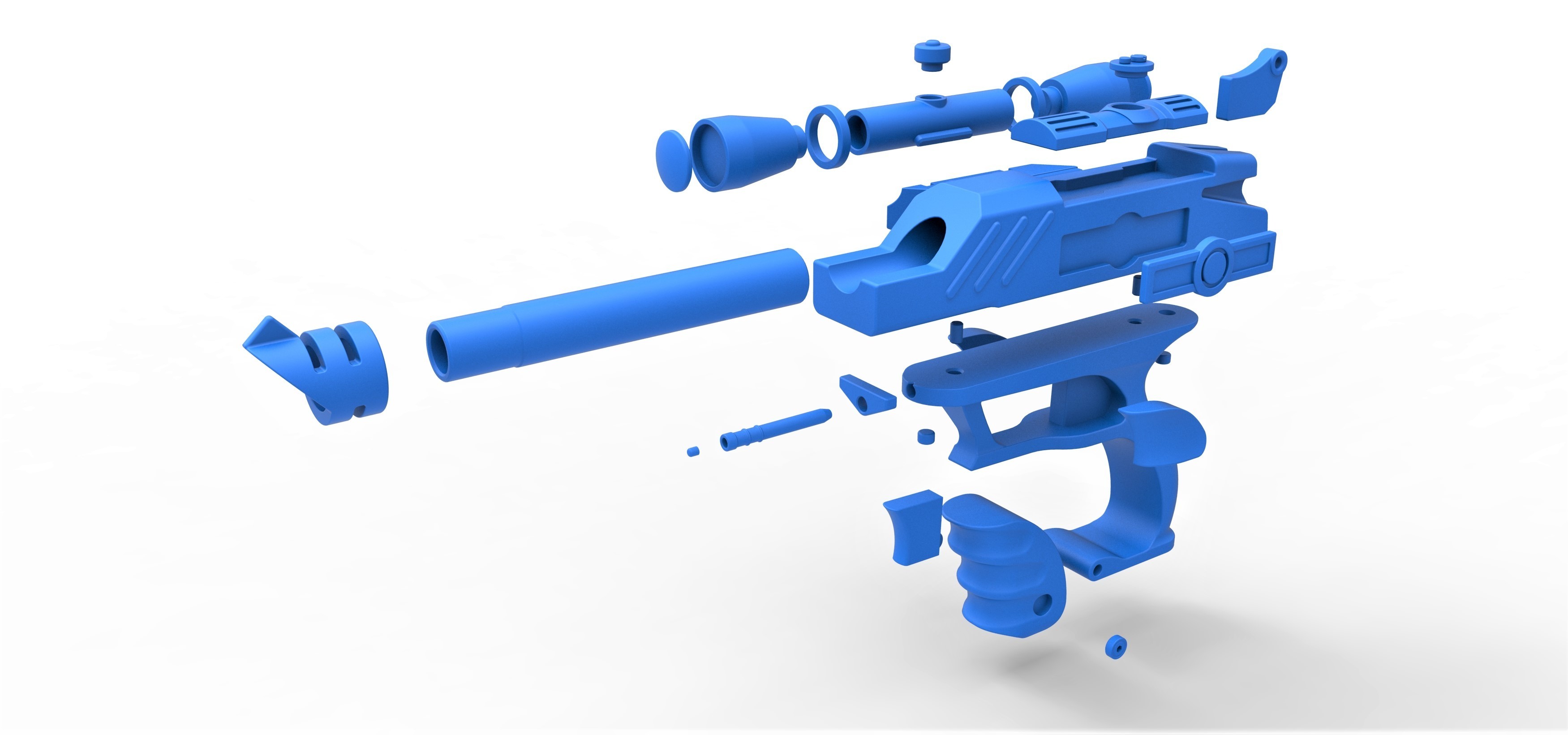 Download STL file Captain Typho Blaster pistol S-5 from Star Wars ...