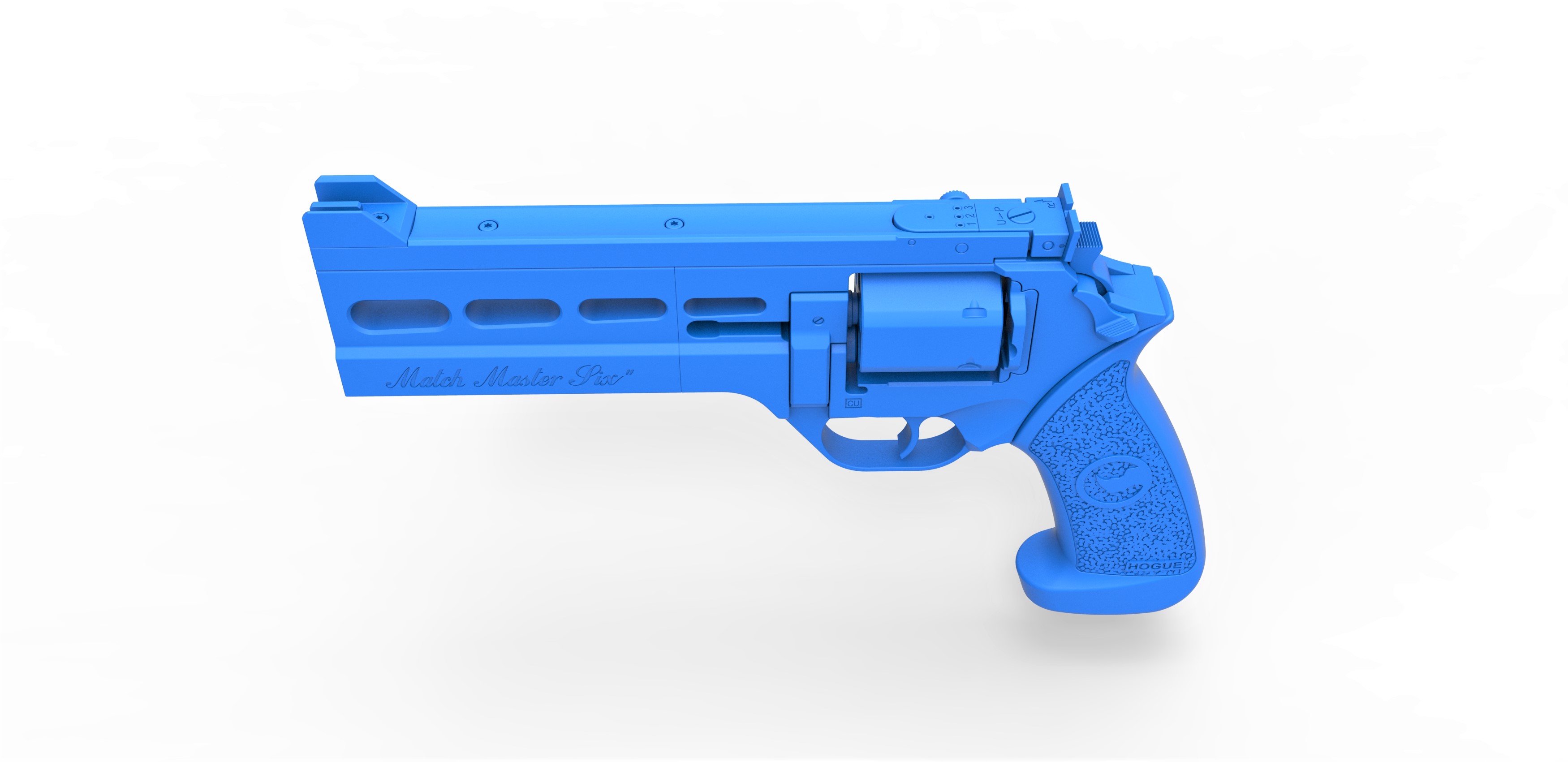 3D file Chiappa Rhino 60DS Match Master Six 🦏・3D print model to ...