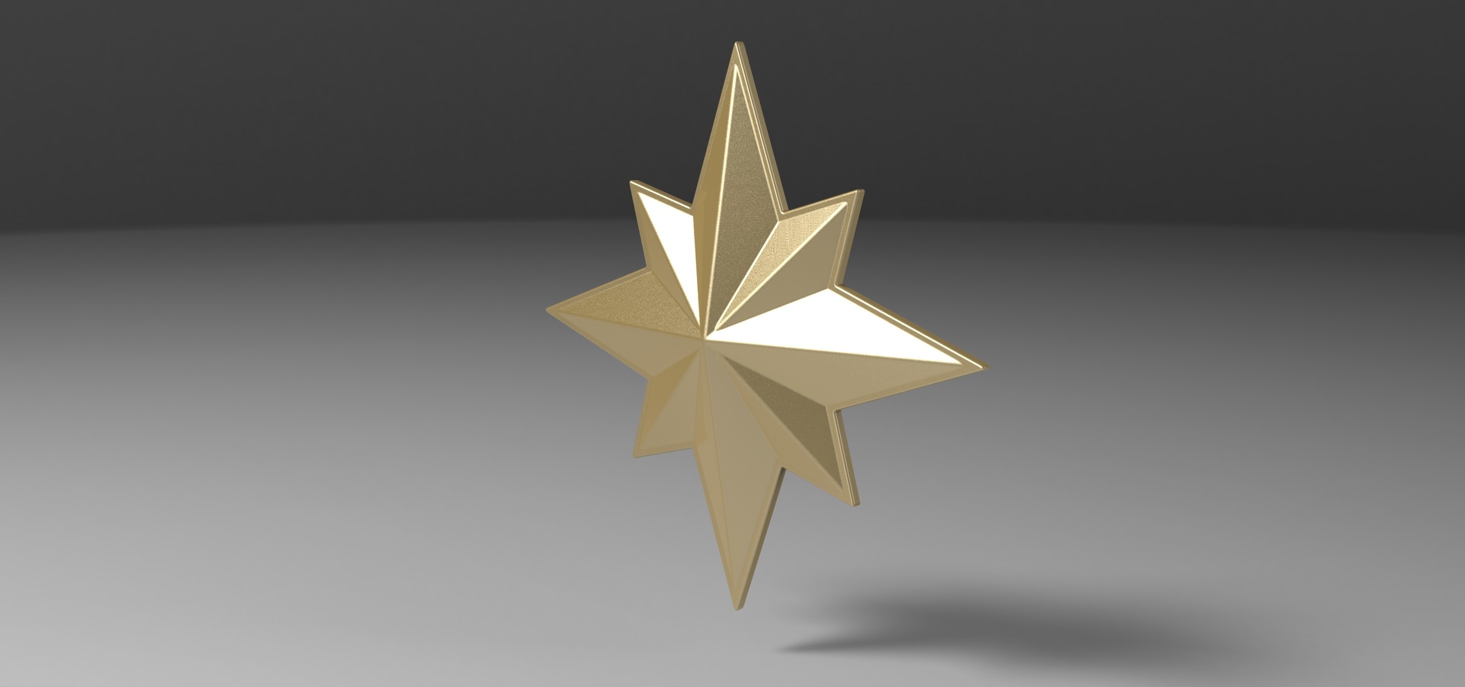 3D file Captain Marvel emblem・3D printing idea to download・Cults