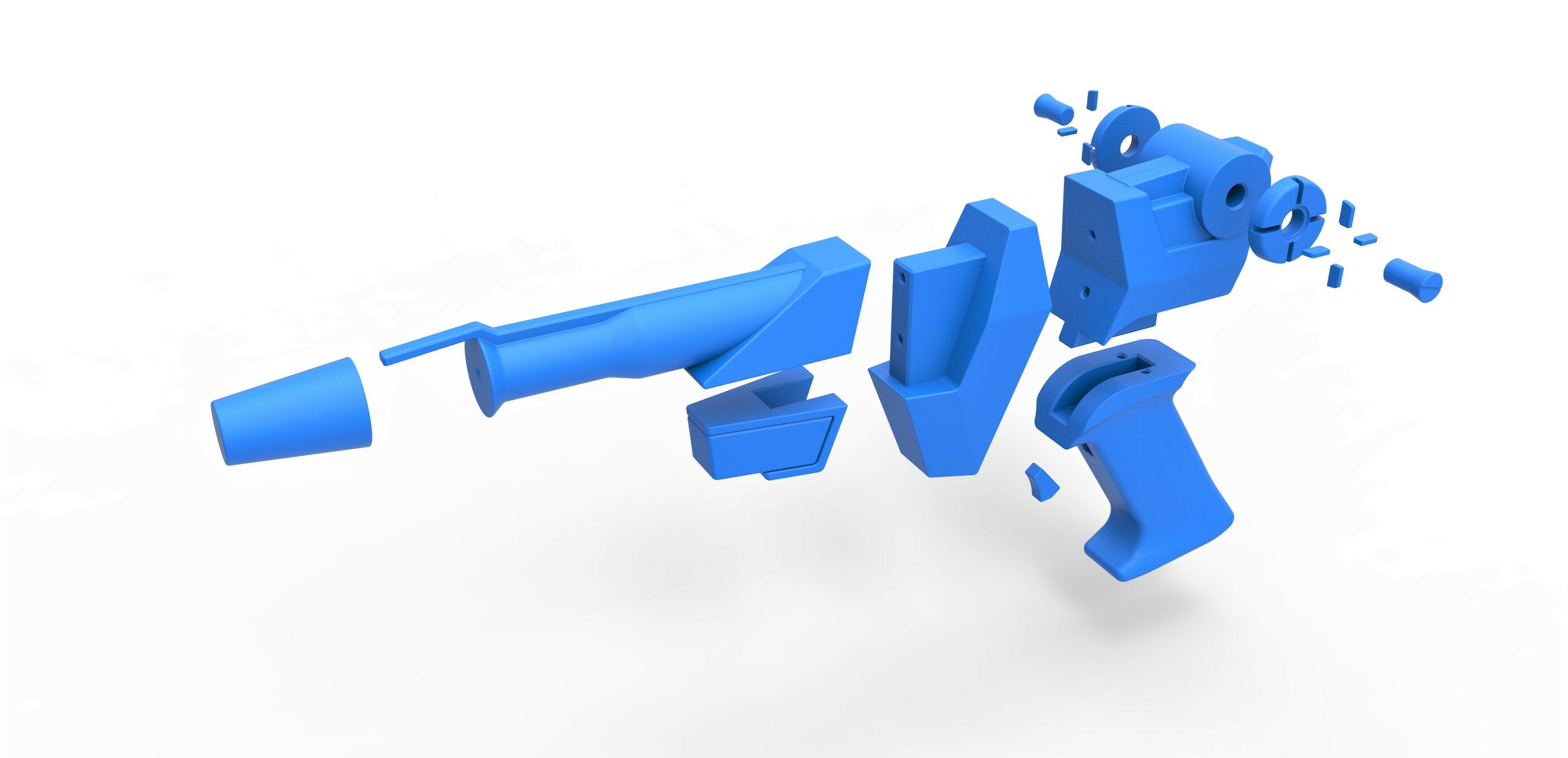 3D file Earth Defense Directorate Blaster from Buck Rogers in the 25th ...