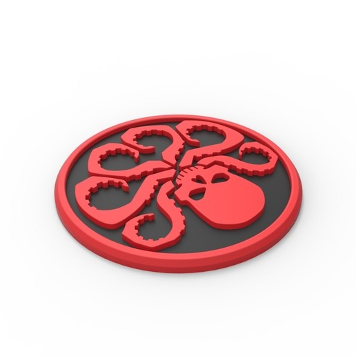Download 3D printing models 3D printable HYDRA emblem ・ Cults