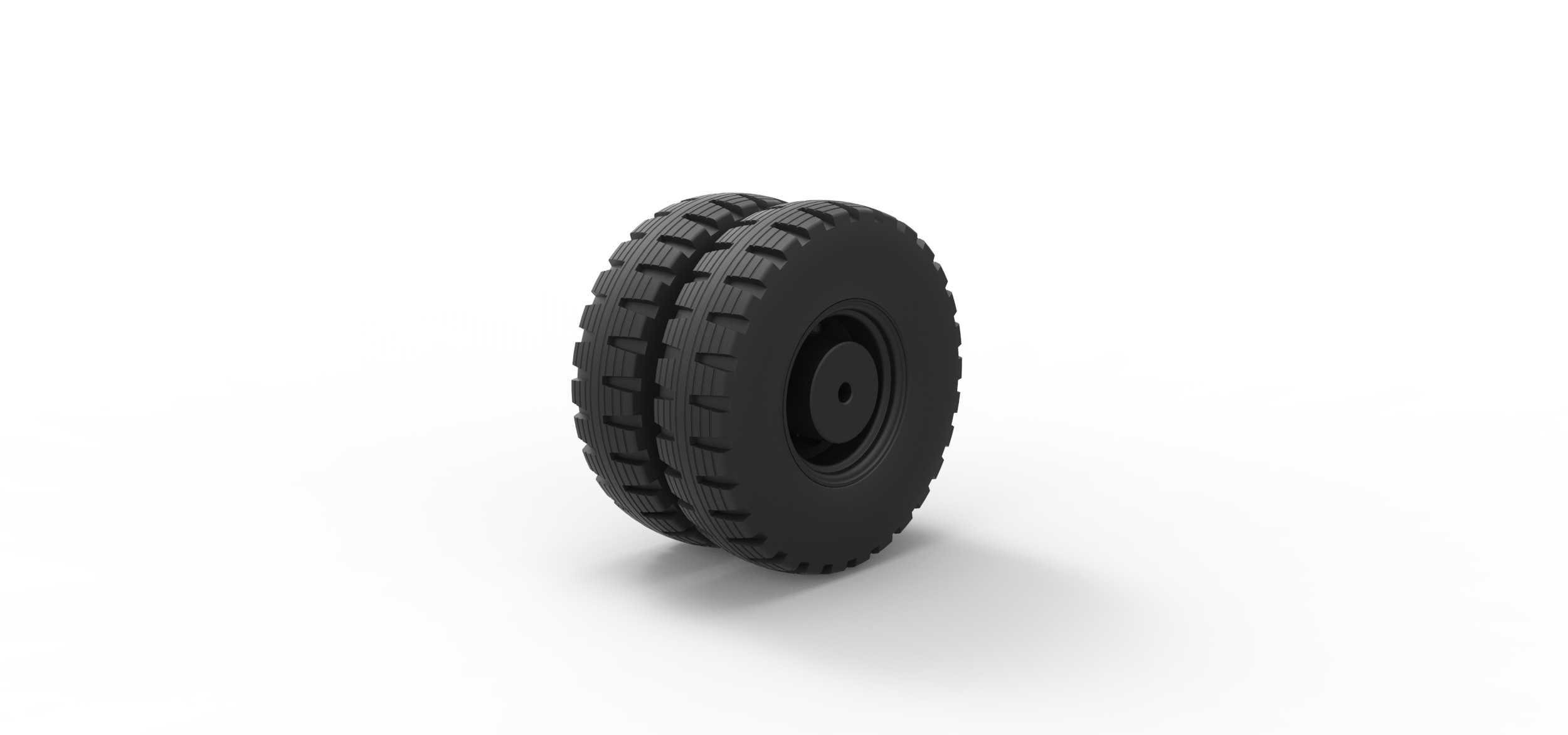 3D file Diecast Double wheel 3・3D printing template to download・Cults