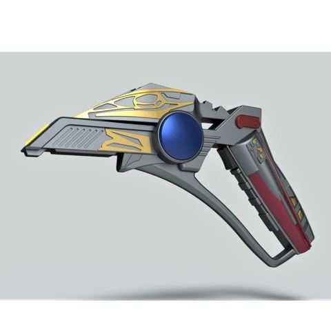 Download 3D printer model Hirogen Energy Pistol from Star Trek Voyager ...