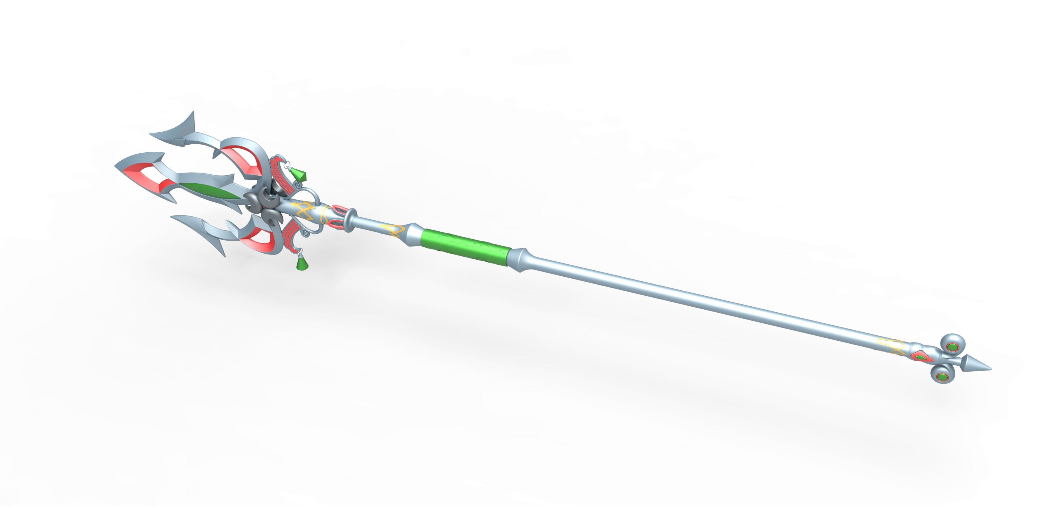 3D file Lightscale trident from the game Legend of Zelda 🔱・3D printer ...