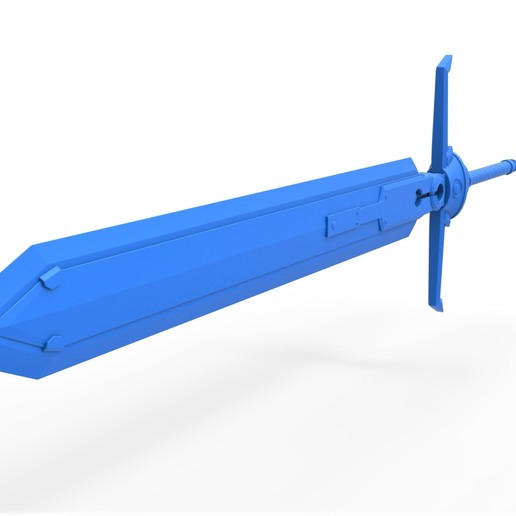 Download STL file Mythril Saber from the game Final Fantasy 7 Remake ...