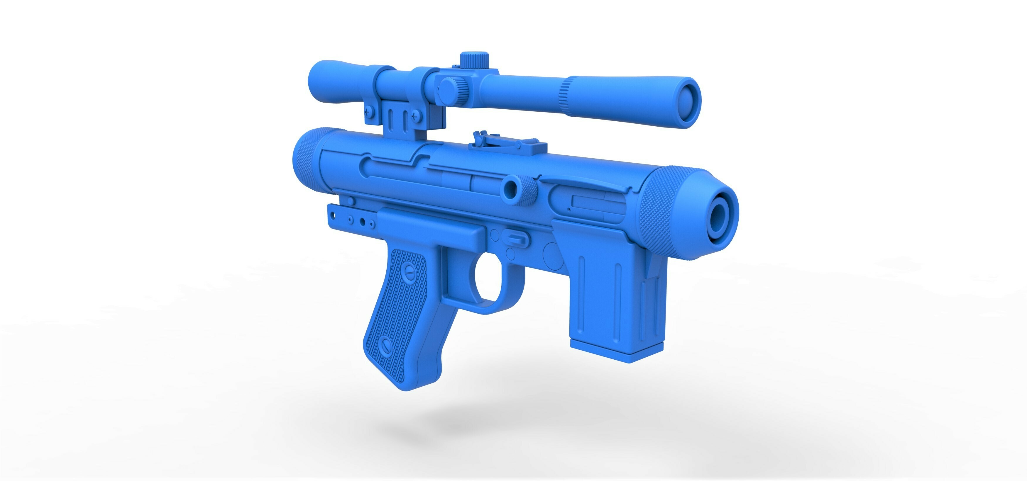 3D file Death trooper Light Repeating Blaster pistol SE-14R Scale 1:6 ...