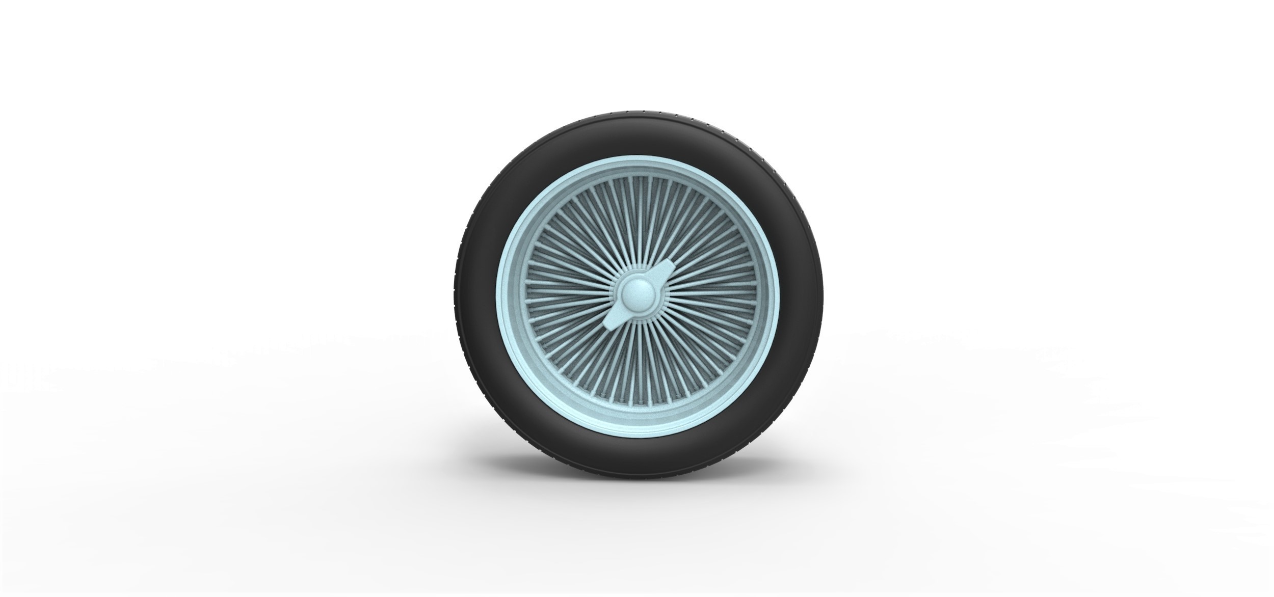 3D file Diecast wire wheel Scale 1 to 10・Template to download and 3D ...