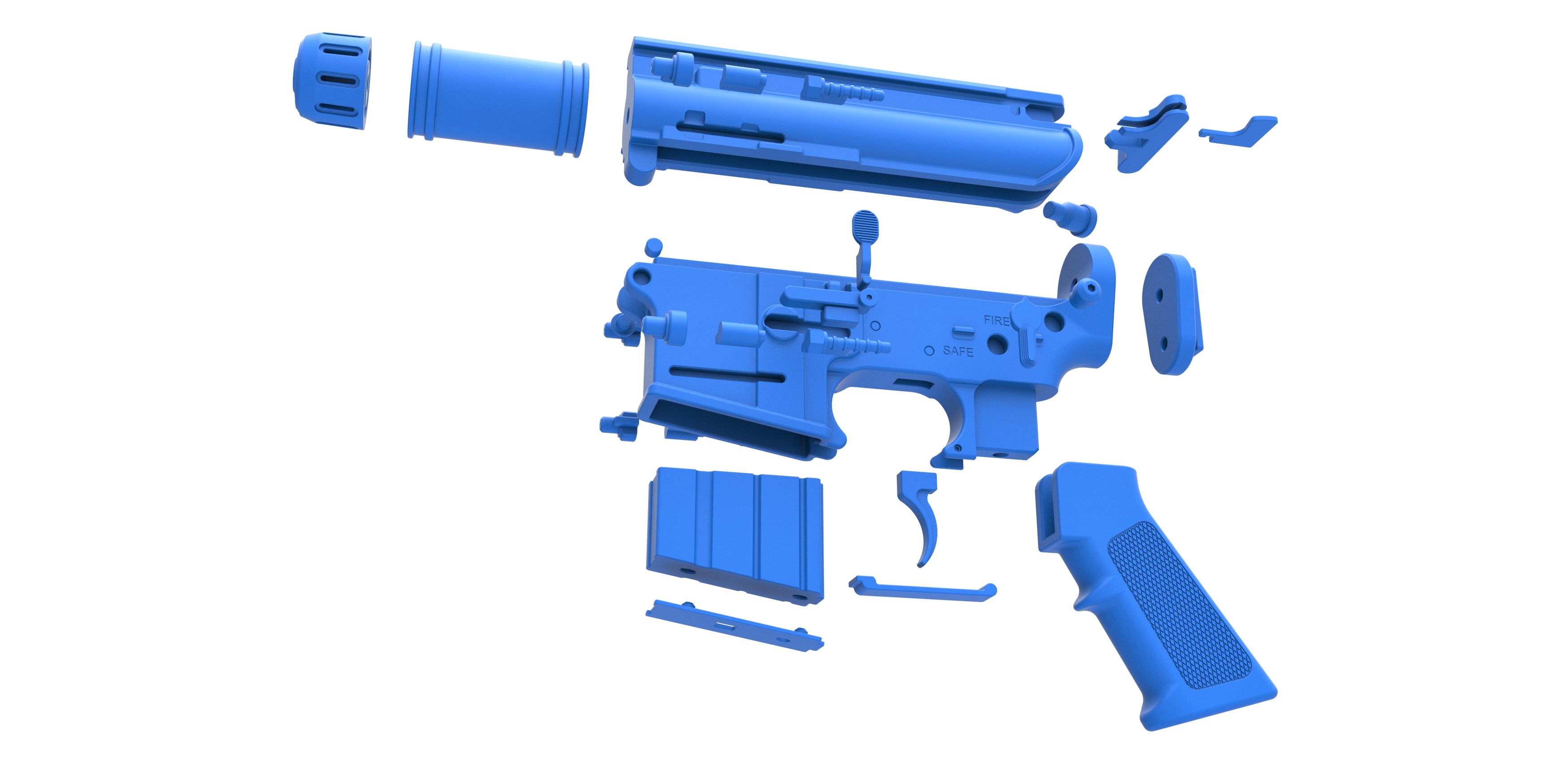 Archivo 3D Pistola blaster A280-CFE de la película Rogue One 2016 🏗 ...
