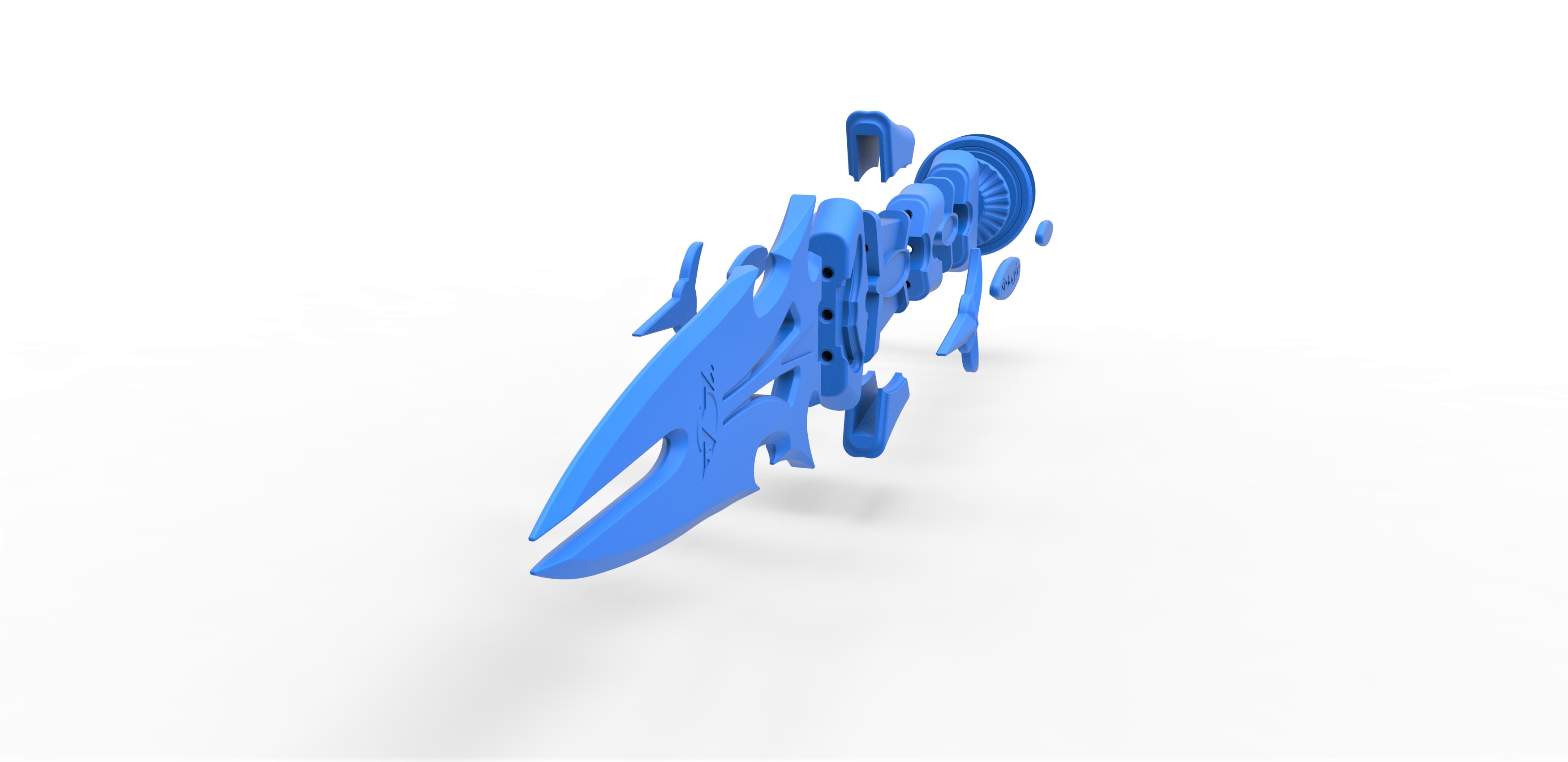 3D file Klingon Mevak ritual knife from Star Trek Deep Space Nine TV ...