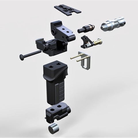 Download 3D printer model Tolian Soran Energy pistol from Star Trek ...