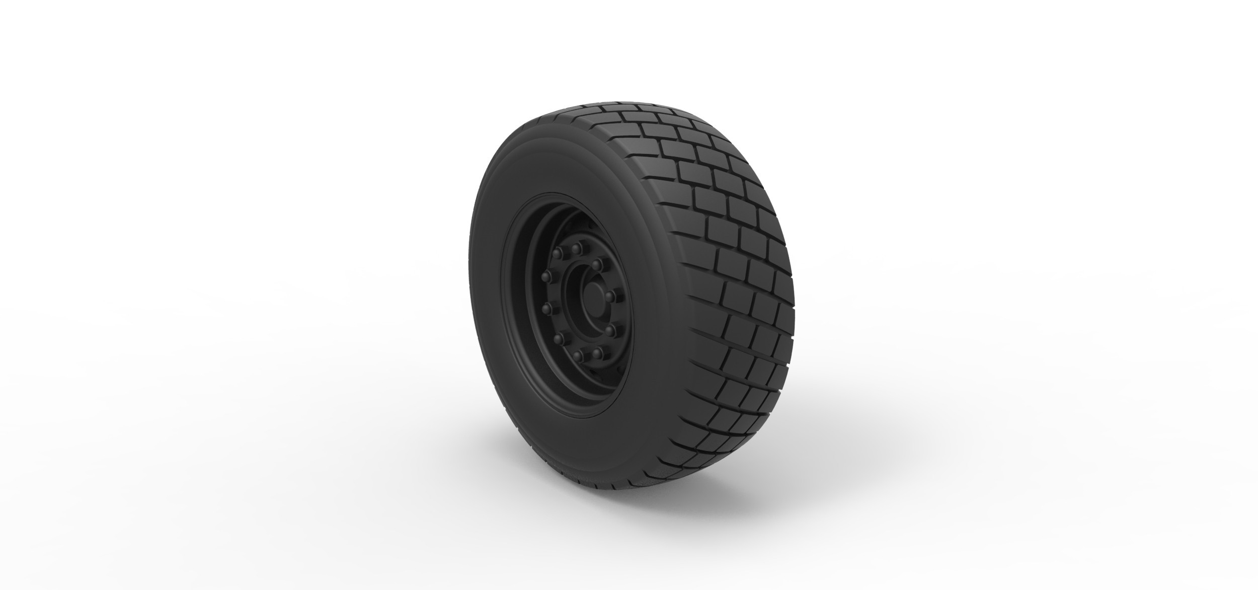 3D file Diecast Front wheel from truck・Model to download and 3D print・Cults