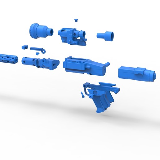 Download 3D printer model Stormtrooper Heavy Blaster Rifle DLT-19X from ...
