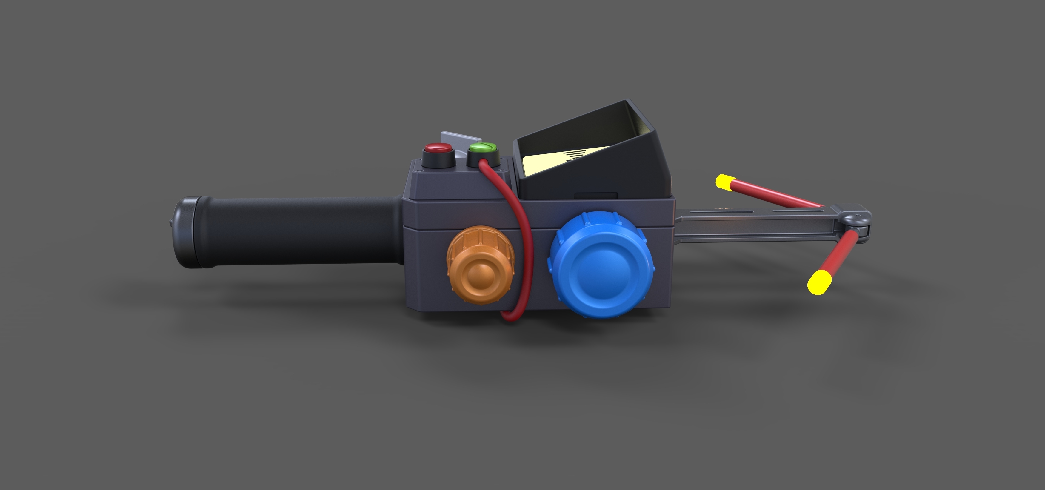 Download STL file Psychokinetic Energy Meter from Ghostbusters • 3D ...