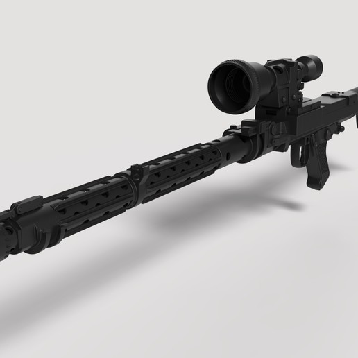 Download 3D printer model Stormtrooper Heavy Blaster Rifle DLT-19X from ...