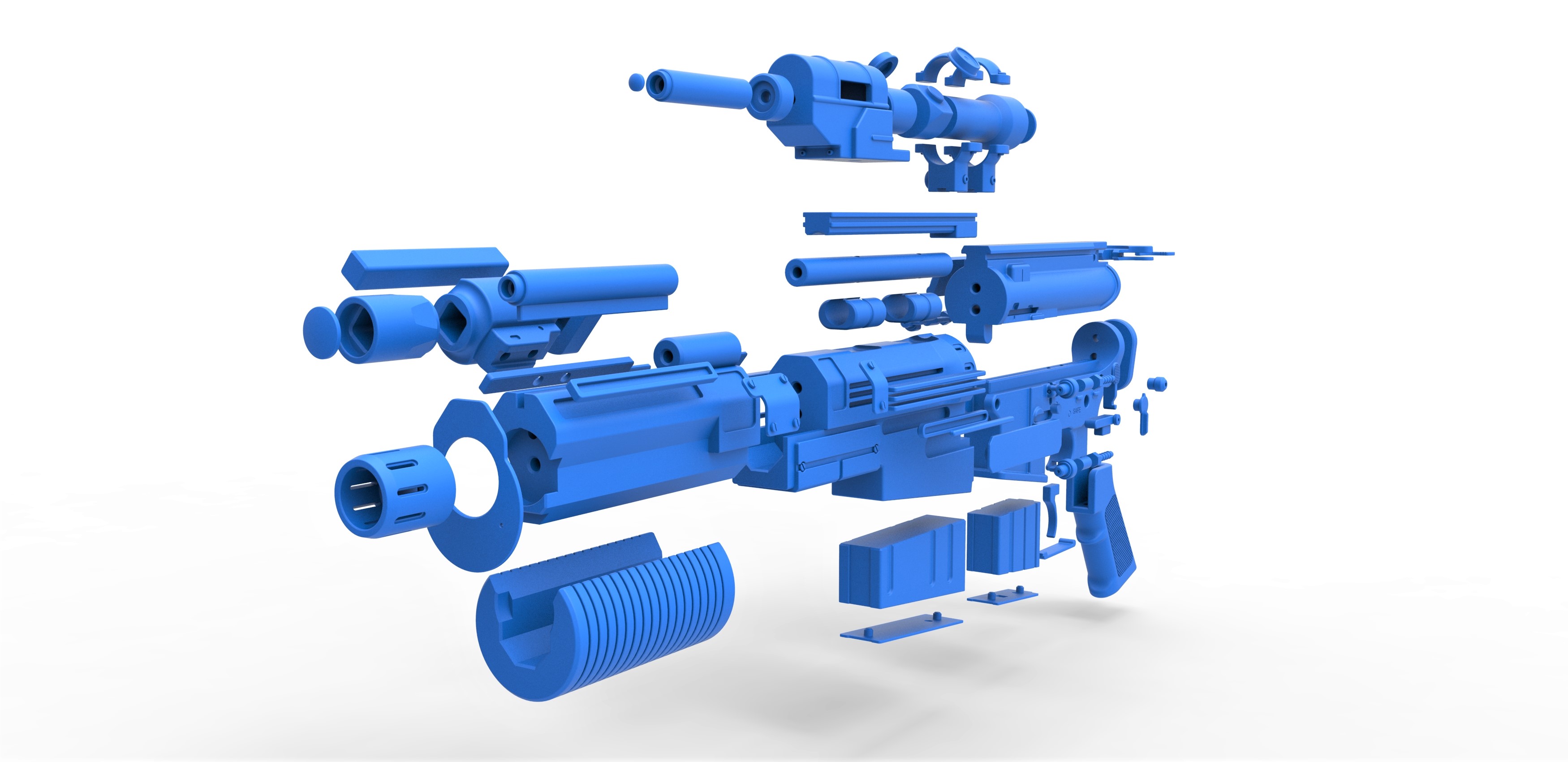 3D file Blaster rifle A300 from the movie Rogue One 2016 🎬・Design to ...